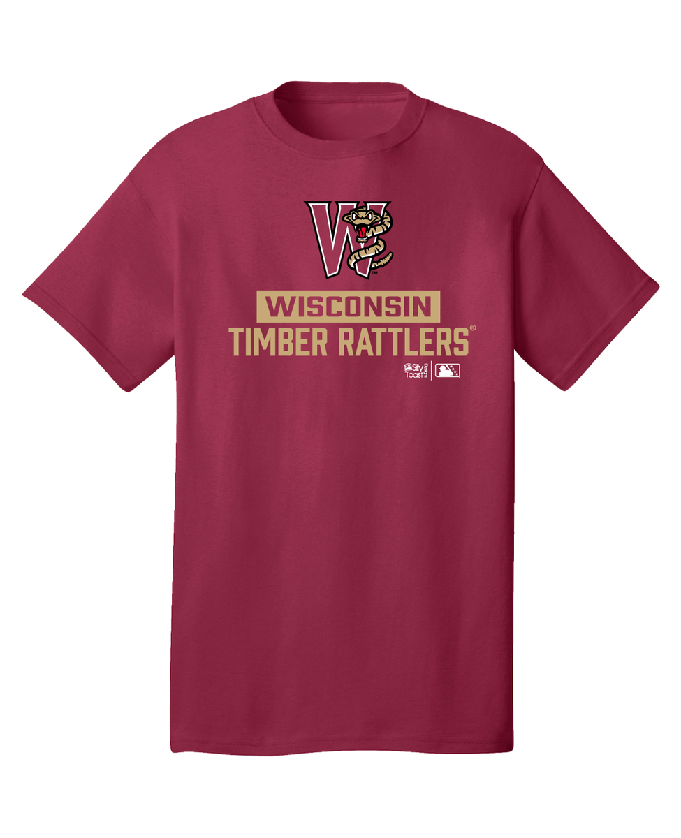 Timber Rattlers Freedom Wear Cardinal Milo Tee – Wisconsin Timber Rattlers Official Store