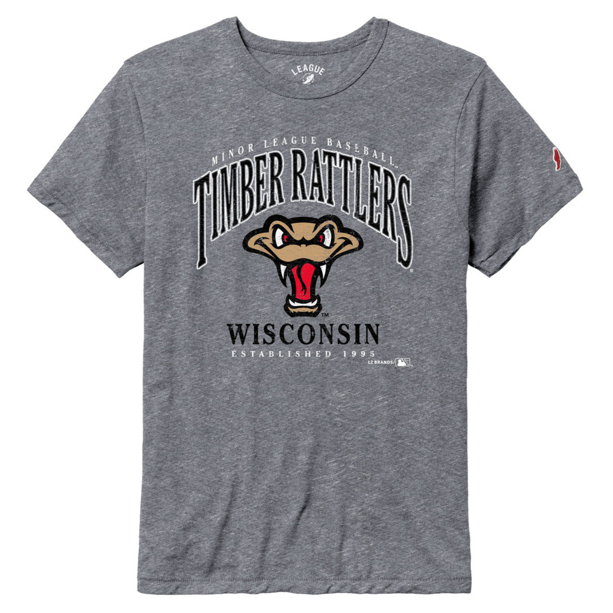 Timber Rattlers League Fall Heather Victory Falls Tee – Wisconsin Timber Rattlers Official Store