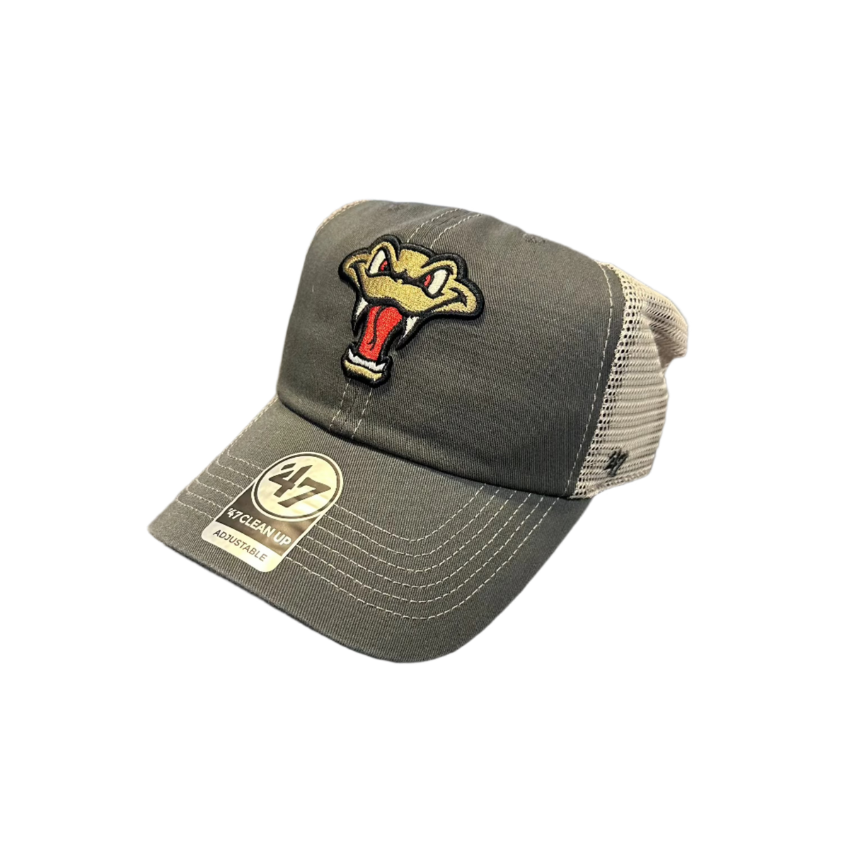 Timber Rattlers ‘47 Brand Charcoal Trawler Clean Up Adjustable Hat ...