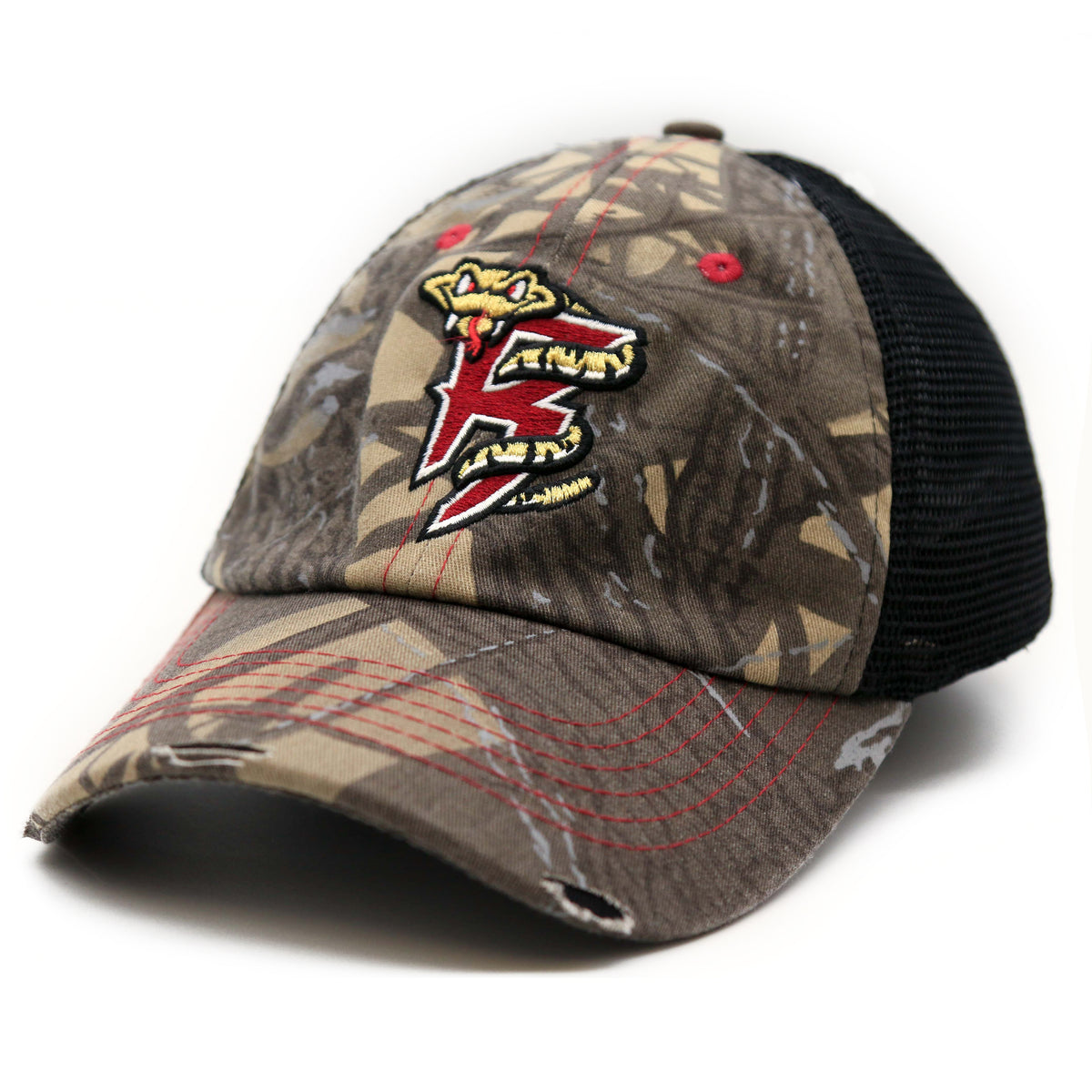 Wisconsin Timber Rattlers Camo Mesh Hat – Wisconsin Timber Rattlers ...